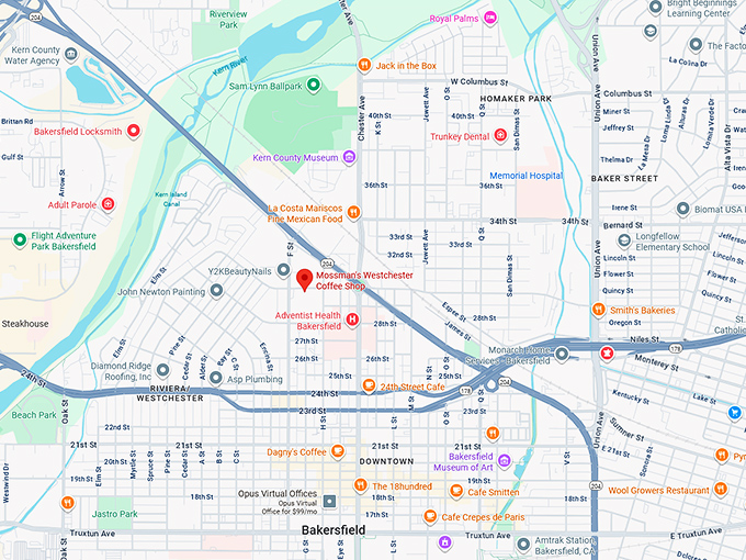 16. mossman's westchester coffee shop map