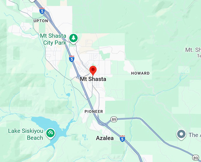 16. mount shasta map