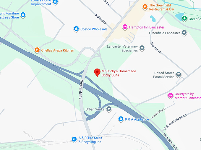 16. mr sticky's homemade sticky buns map