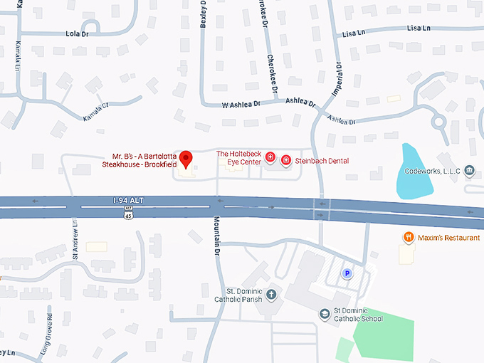 16. mr. b's a bartolotta steakhouse brookfield map