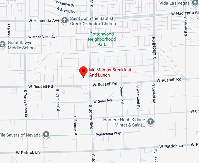 16. mr. mamas breakfast and lunch map