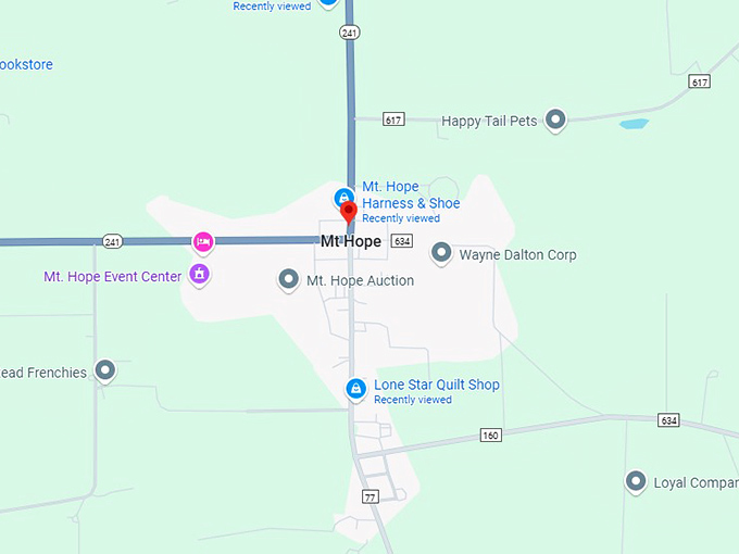 16. mt. hope, ohio map