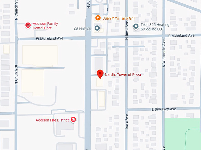 16. nardi's tower of pizza map