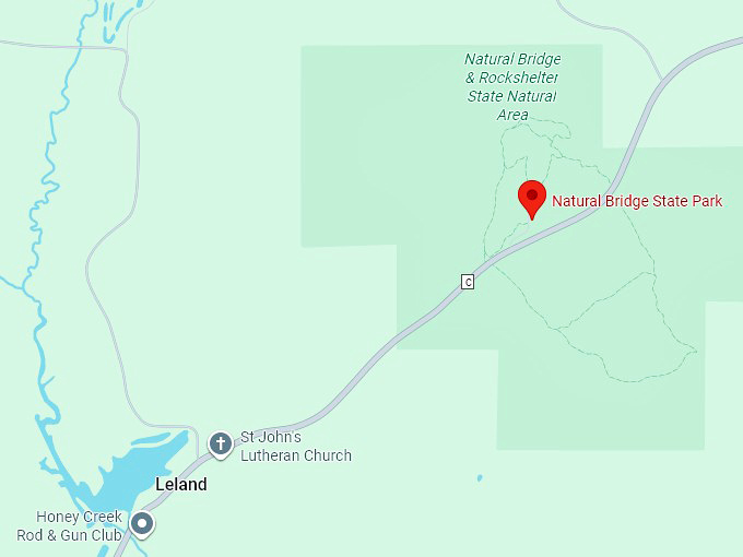 16. natural bridge state park map