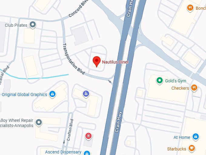 16. nautilus diner map