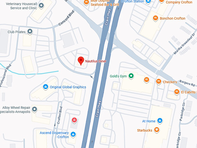 16. nautilus diner map