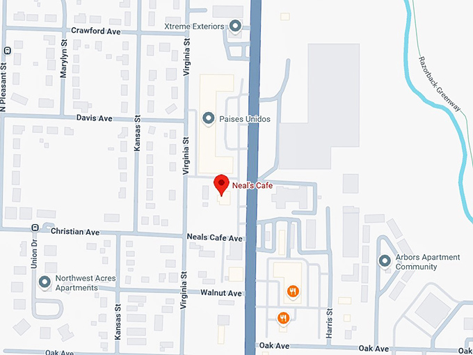 16. neal&rsquo;s cafe map