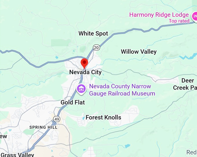 16. nevada city map
