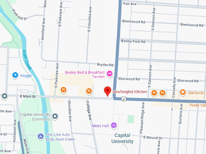 16. newfangled kitchen map