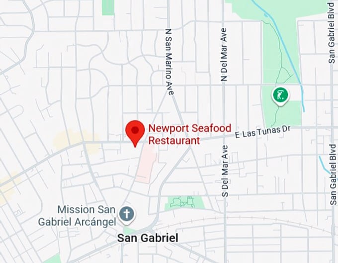 newport seafood restaurant map