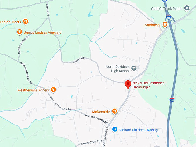 16. nick&rsquo;s old fashion hamburger map