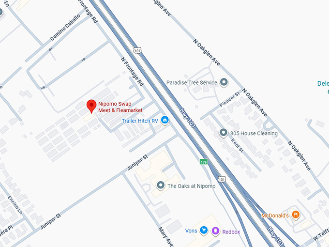 16. nipomo swap meet & fleamarket map