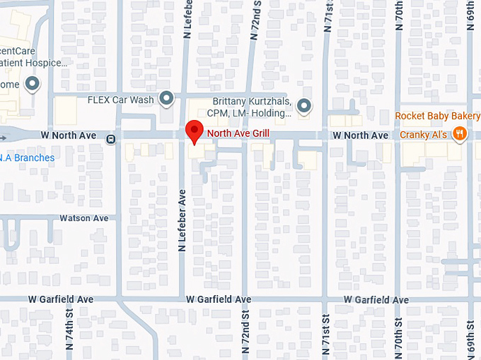 16. north avenue grill map