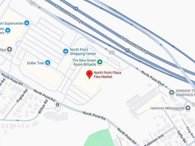 16. north point plaza flea market map