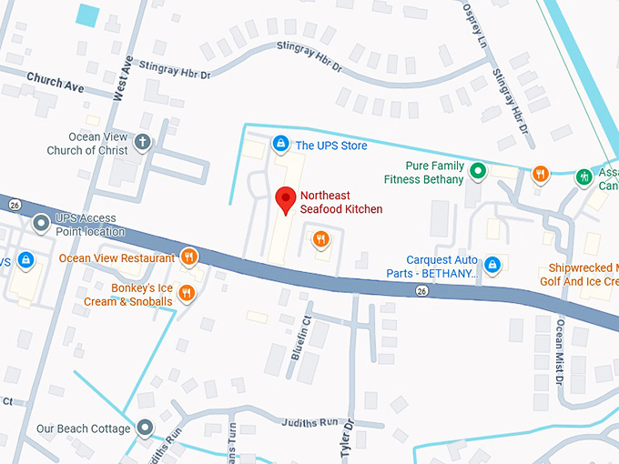 16. northeast seafood kitchen map