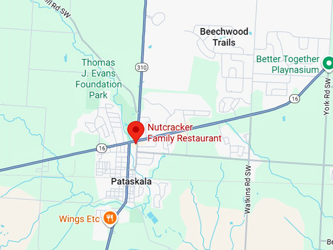 16. nutcracker family restaurant map