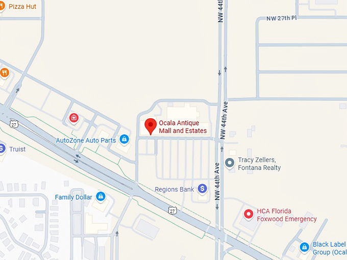 16. ocala antique mall and estates map