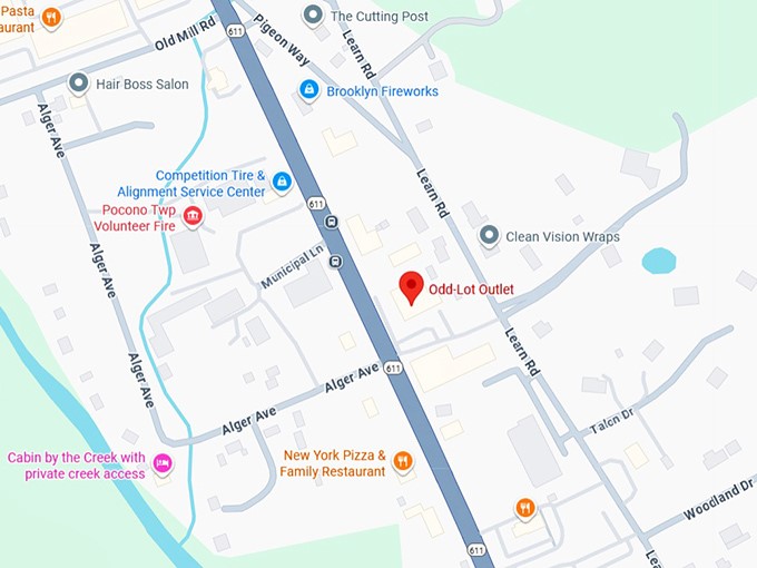 16. odd lot outlet map