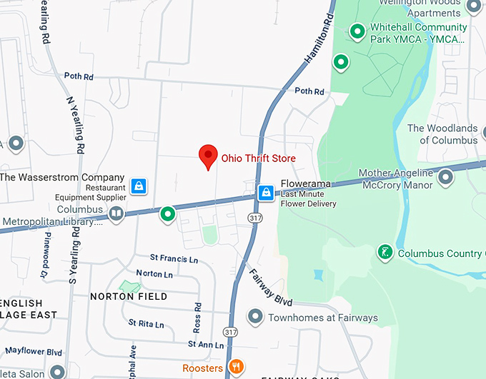 16. ohio thrift store map