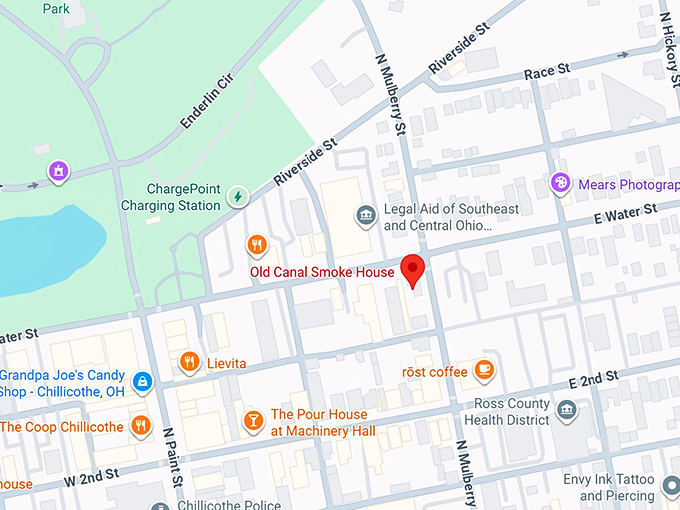 16. old canal smoke housed map