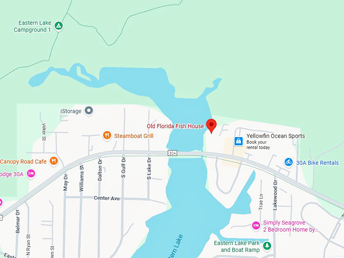 16. old florida fish house map