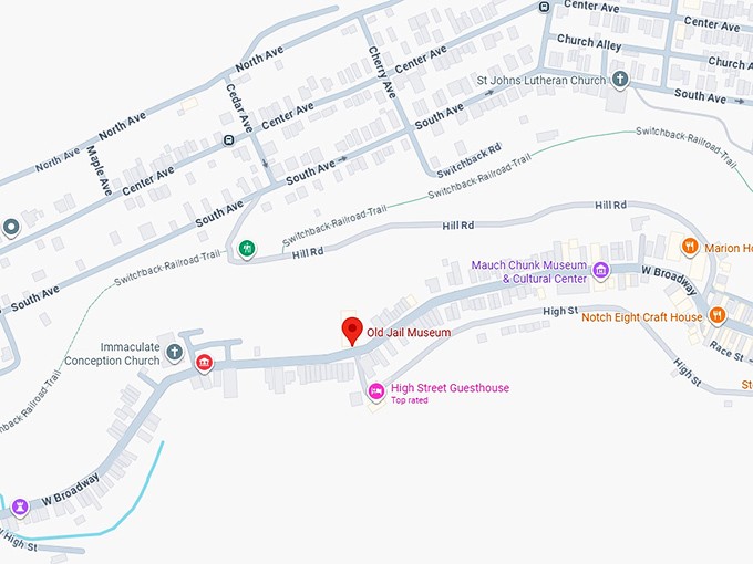 16. old jail museum map