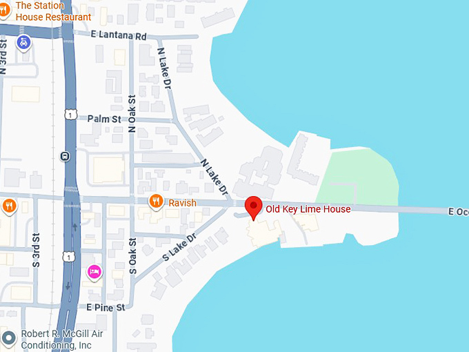 16. old key lime house map