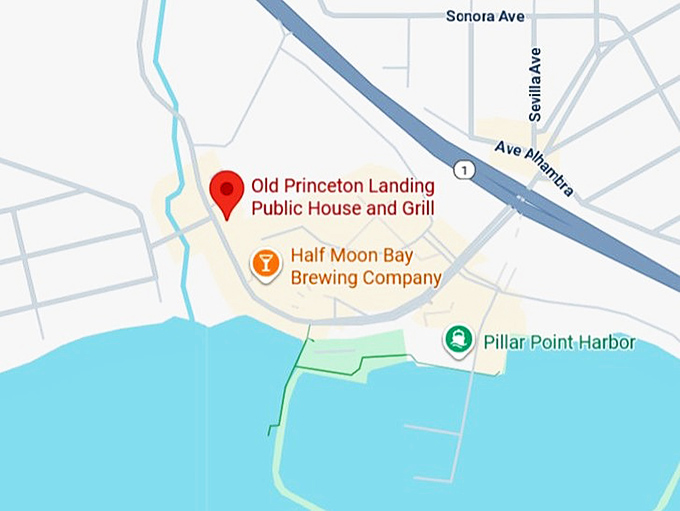 16. old princeton landing public house and grill map