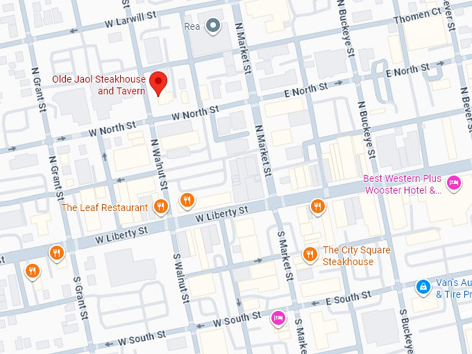 16. olde jaol steakhouse and tavern map