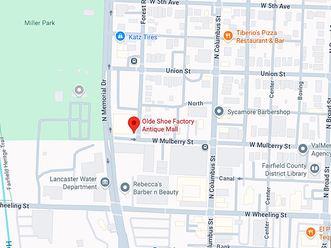 16. olde shoe factory antique mall map