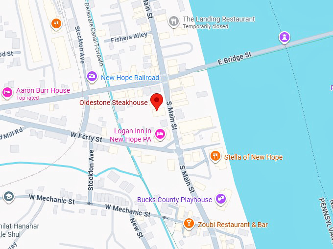 16. oldestone steakhouse map