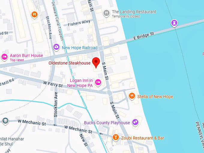 16. oldestone steakhouse map