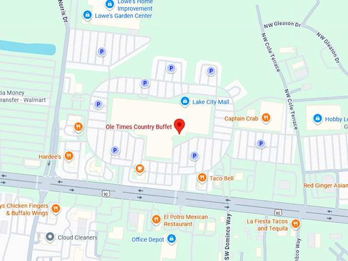 16. ole times country buffet map