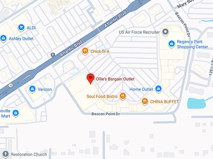 16. ollie&rsquo;s bargain outlet (9400 atlantic blvd #101) map