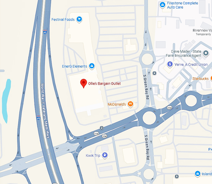 16. ollie's bargain outlet map