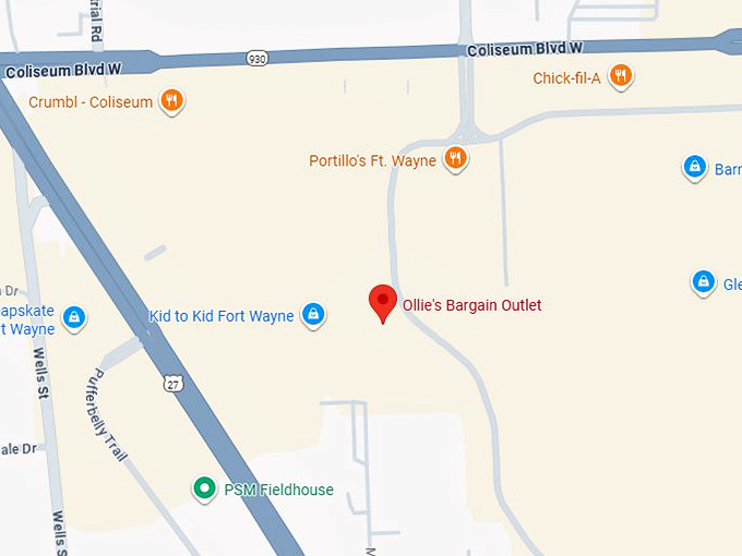 16. ollie's bargain outlet map