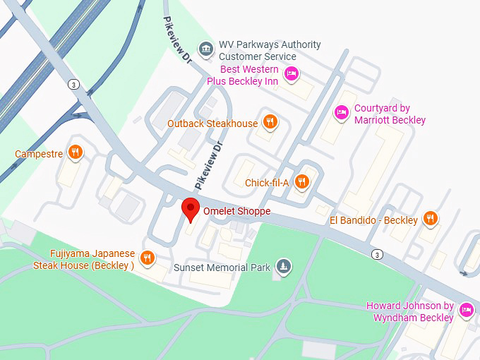 16. omelet shoppe map