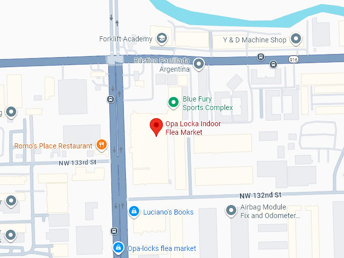 16. opa locka indoor flea market map