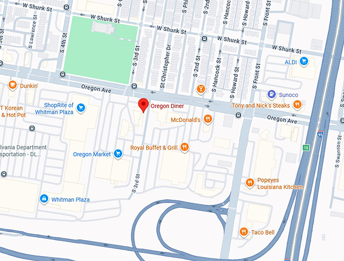 16. oregon diner map