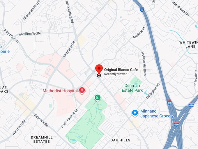 16. original blanco cafe map