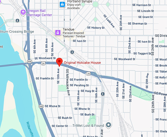 original hotcake house map