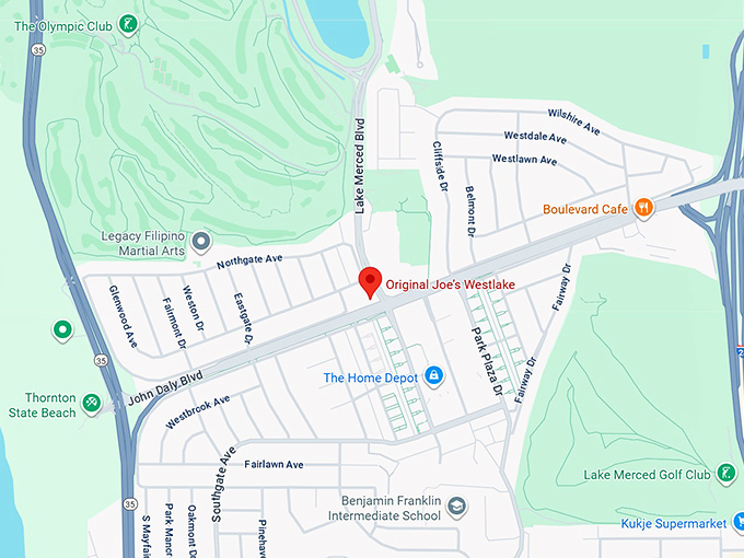 16. original joe&rsquo;s westlake map