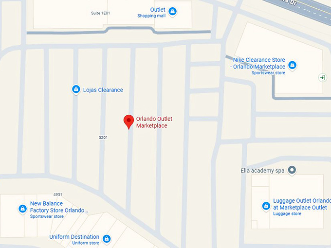 16. orlando outlet marketplace map