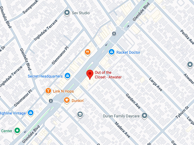 16. out of the closet atwater map