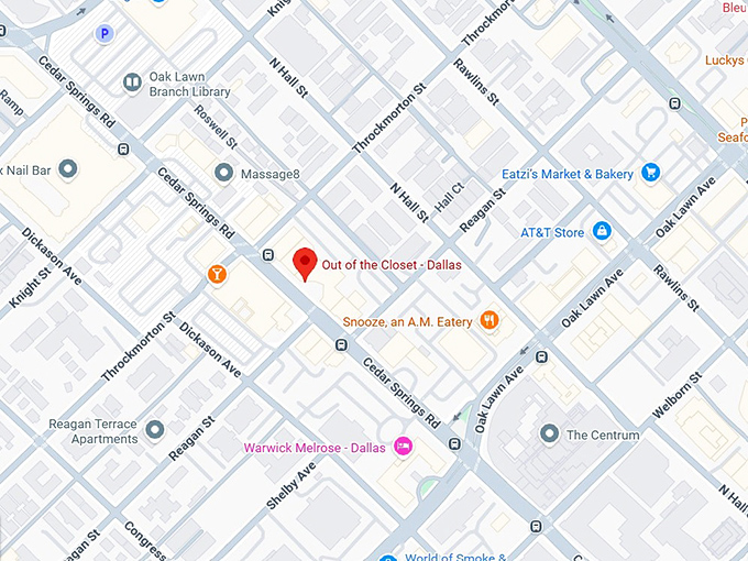 16. out of the closet-dallas map