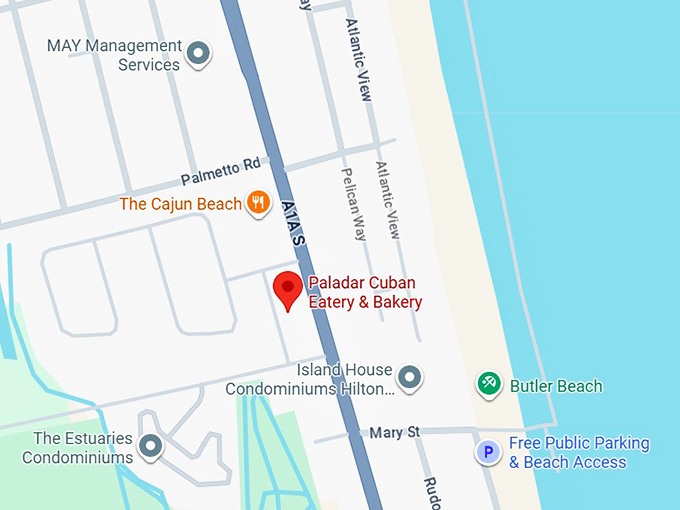 16. paladar cuban eatery & bakery map