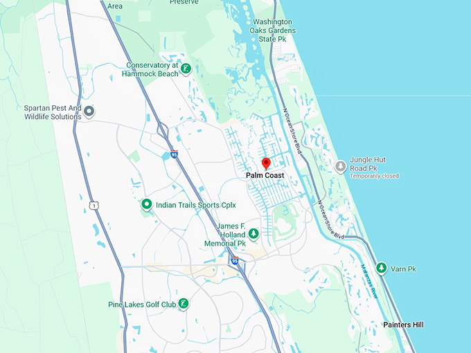 16. palm coast map