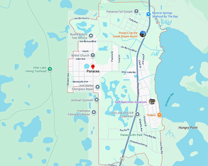 16. panacea map