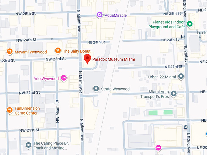 16. paradox museum miami map