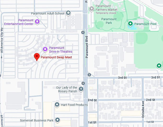 16. paramount swap meet map